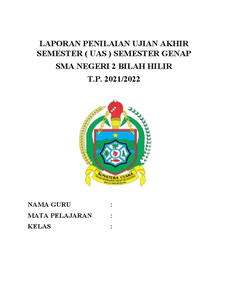 Cover Penilaian Uas | PDF