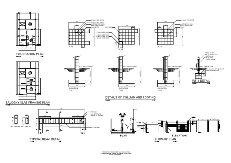 Two Storey House Plan 2 | Download Free PDF | Structural Engineering ...