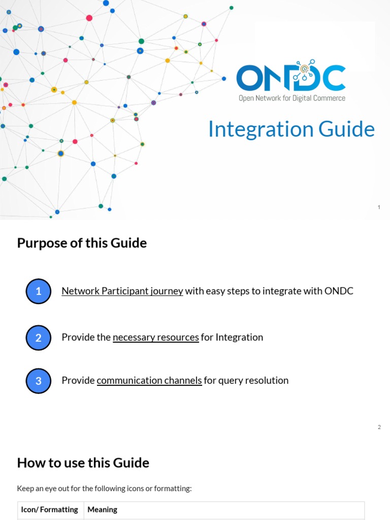 ONDC Integration Guide | PDF | Sales | Governance