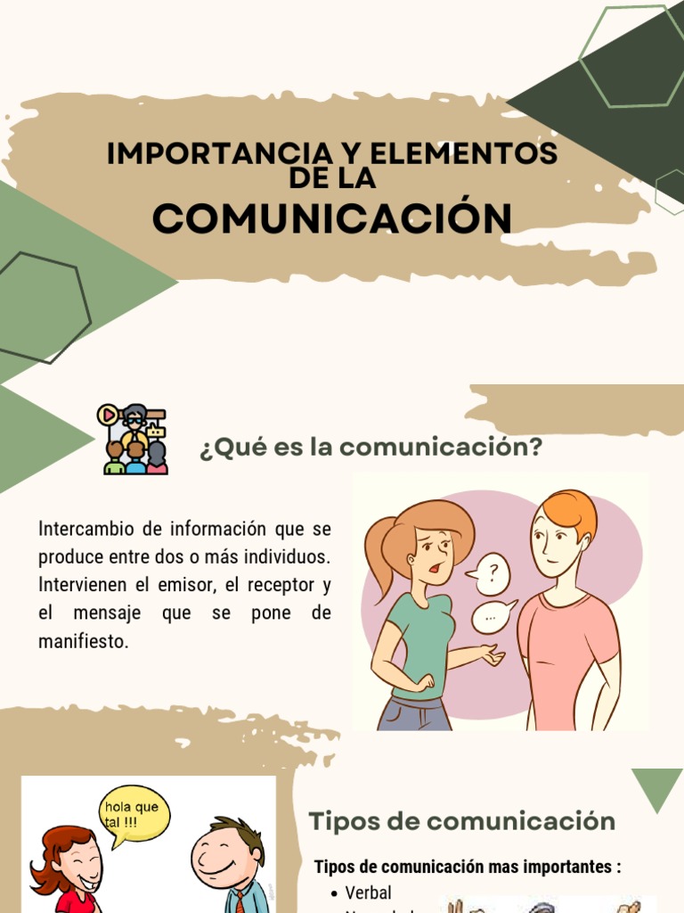 La Comunicación y Sus Elementos | PDF