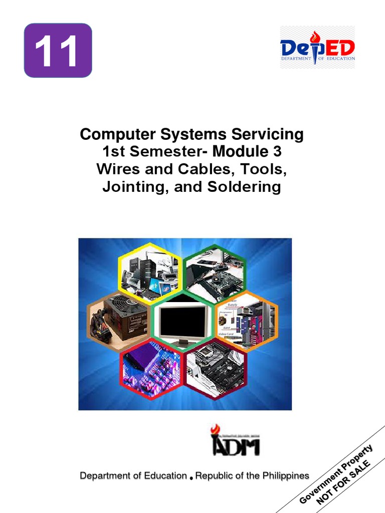 CSS 11 - Module 3 - CSS 11 - Module 3 - Wires and Cables, Tools | PDF | Soldering | Printed ...