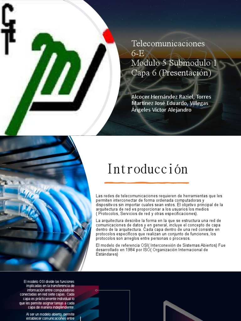 Capa 6 Del Modelo Osi | PDF | Modelo osi | Red de computadoras