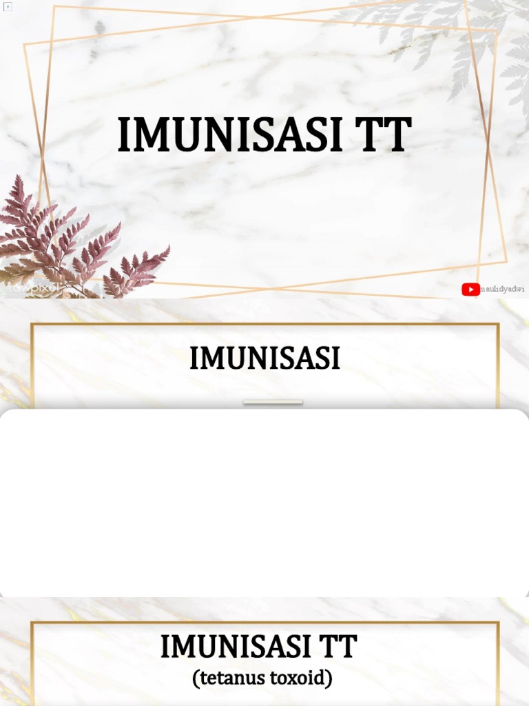 Imunisasi TT | PDF