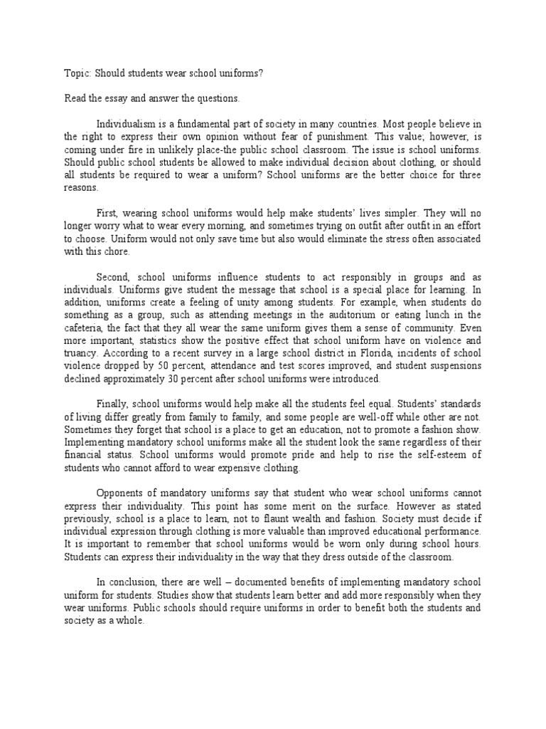 Argumentative Essay 2 | PDF