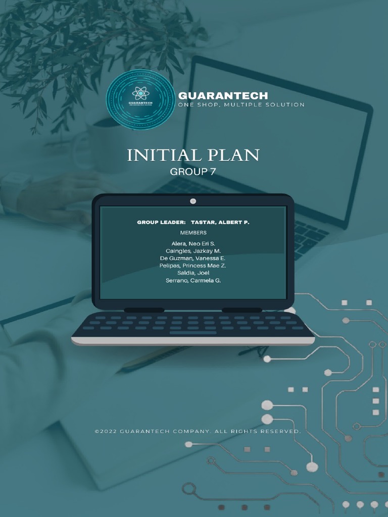 Initial Plan Tasks | PDF | Balance Sheet | Brand