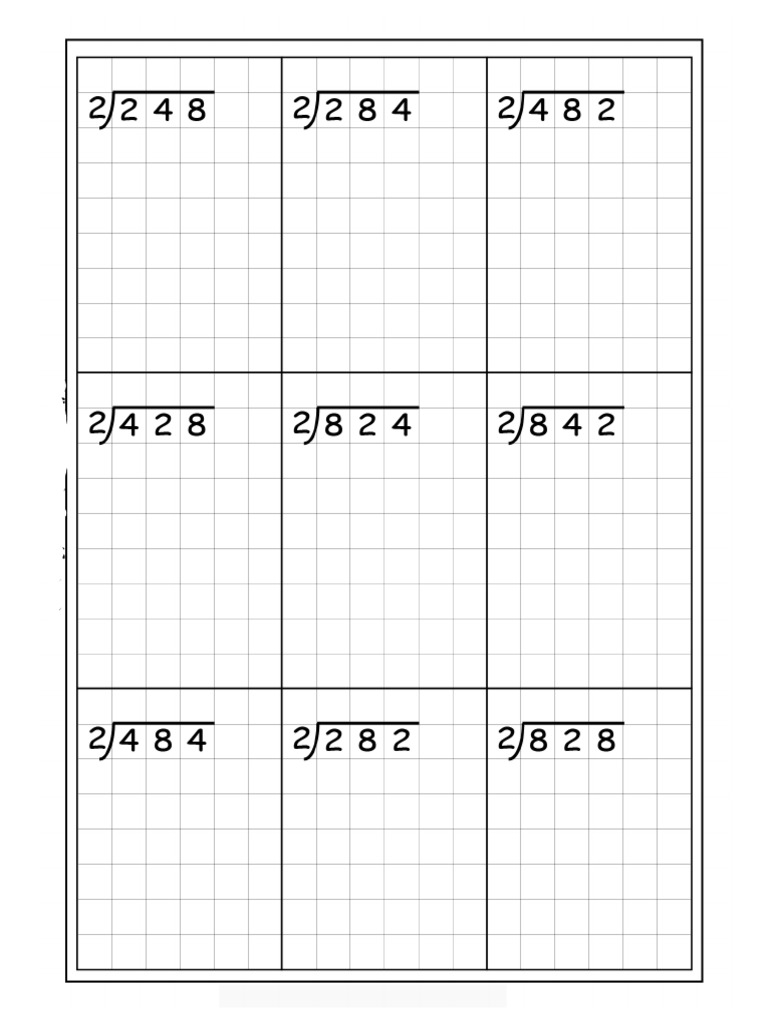 Long Division 3d by 1d - Jan3 | PDF