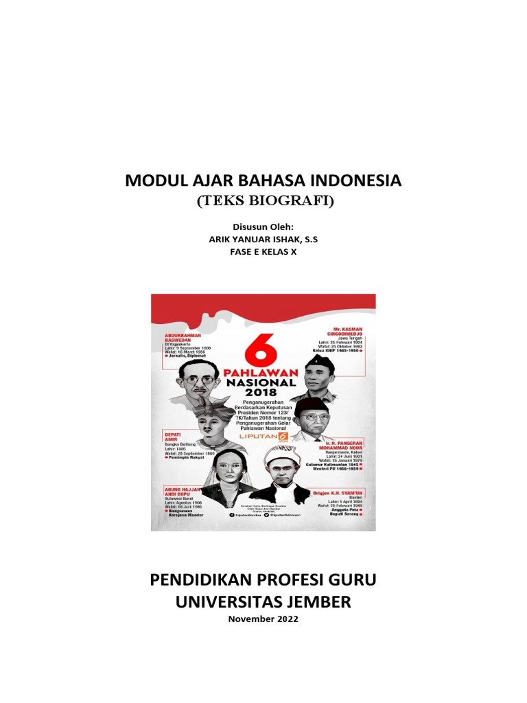 MODUL AJAR RENCANA AKSI 2 (Arik Yanuar Ishak) | PDF