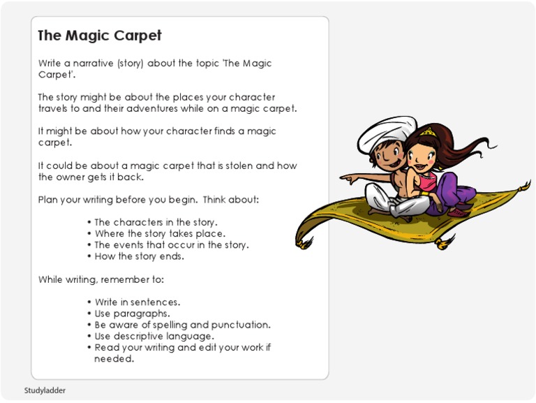 Studyladder+ +narrative+ +the+Magic+Carpet | PDF