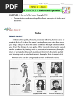 Mapeh Grade 3 | PDF | Conducting | Tempo