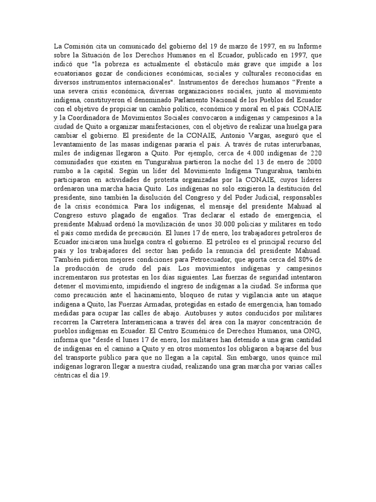 Resumen Jamil Mahuad | PDF | Ecuador | Gobierno