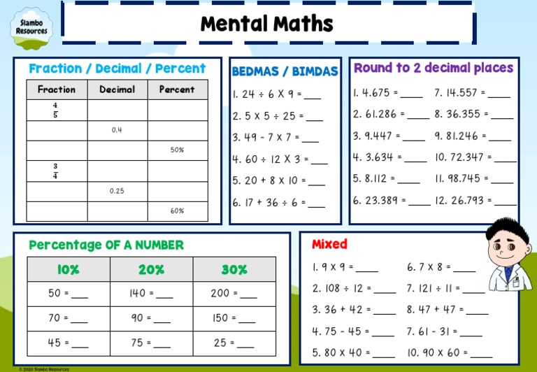 Mental Math 2 | PDF Mental Math 2 | PDF
