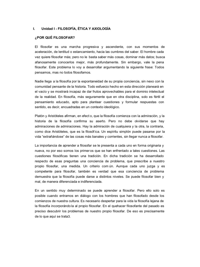 Filosofía, Ética y Axiología | PDF | Axiología | Moralidad