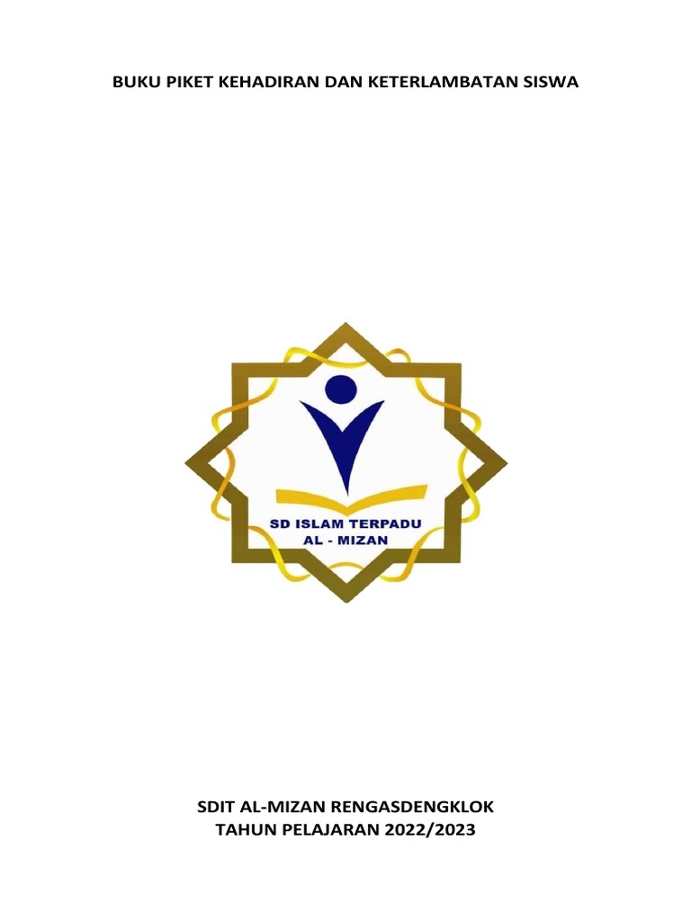 Cover Buku Piket Kehadiran Dan Keterlambatan Siswa | PDF