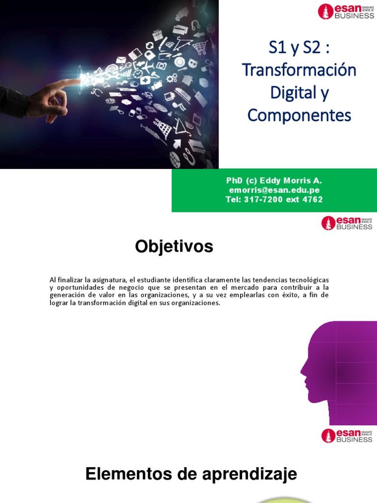 S1 - S2 PEE Transformación Digital | PDF | Modelo de negocio | Comercio electrónico