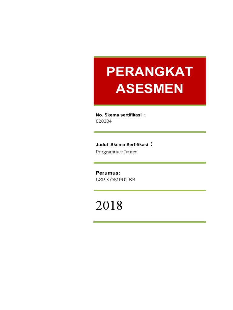 (SOAL) MUK Junior Programmer | PDF