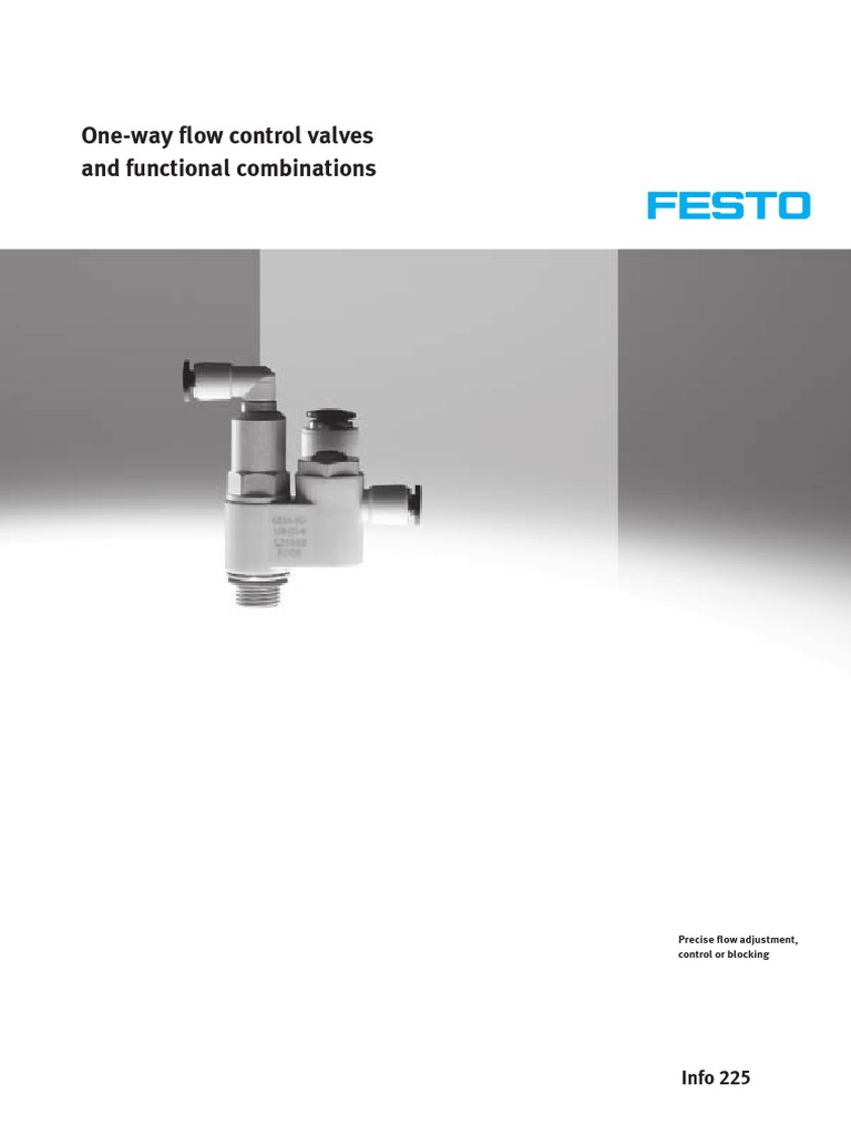 Festo | PDF | Valve | Pipe (Fluid Conveyance)