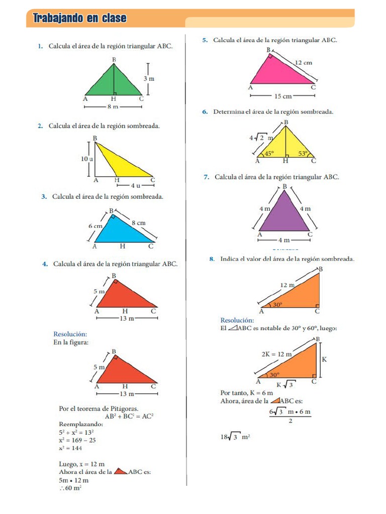 Perimetros y Areas | PDF