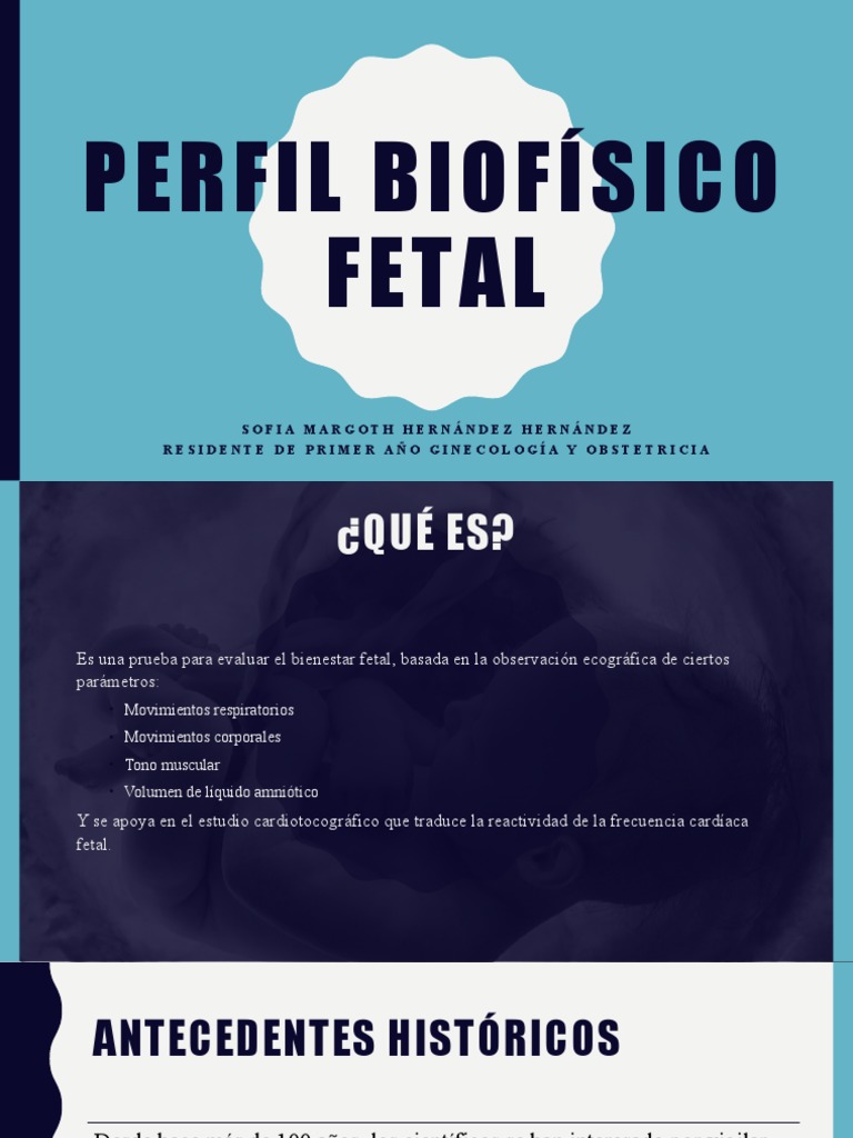 Perfil Biofísico | PDF | Especialidades Medicas | Medicina CLINICA