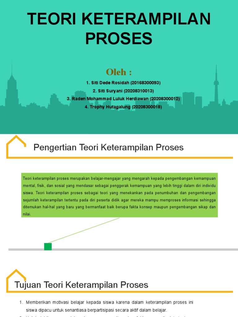 Teori Keterampilan Proses | PDF