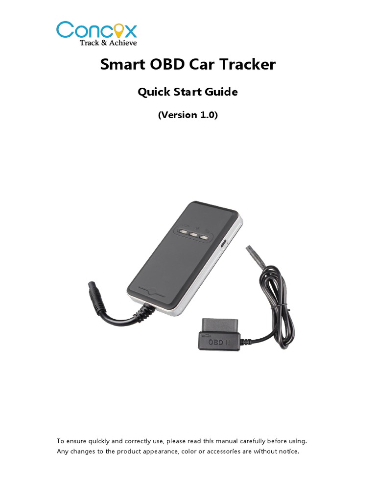 Smart Obd Car Tracker gt230 | PDF | Global Positioning System | Light ...