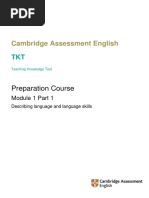 TKT Module 2 Past Papers With Key | PDF | Career & Growth