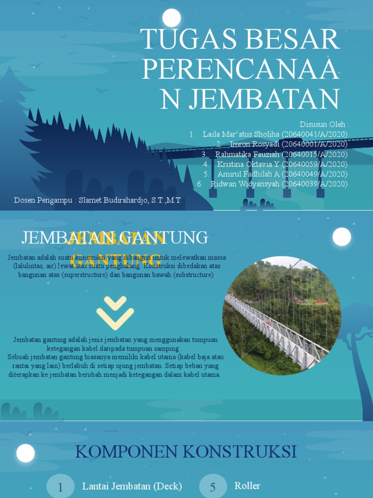 Kel.1 Perencanaan Jembatan | PDF