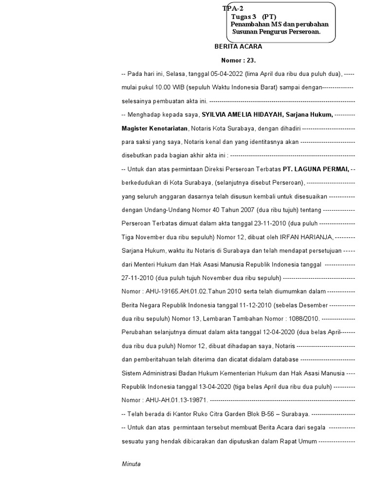 Jawaban Tugas 3 PT Amel | PDF