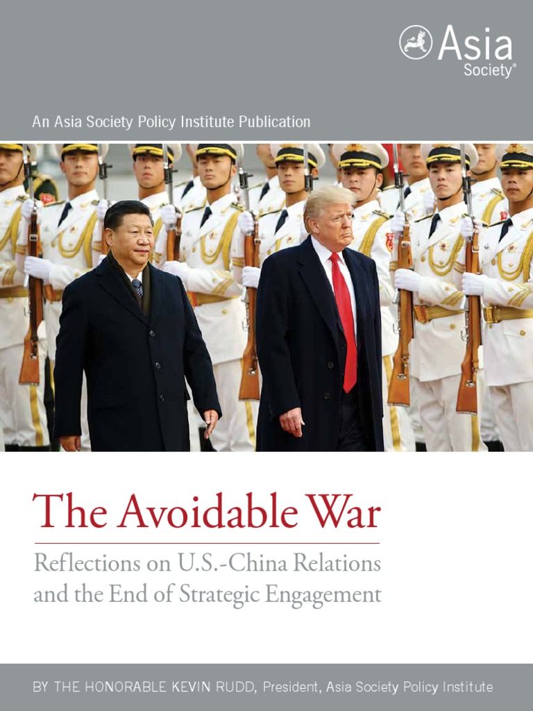 The Avoidable War - Full Report | PDF | China | World Politics