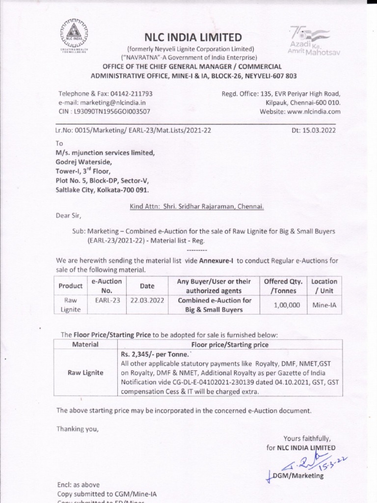 Mjunction Letter | PDF