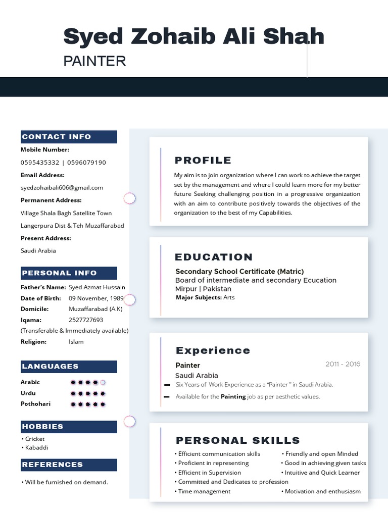 Syed Zohaib Ali | PDF