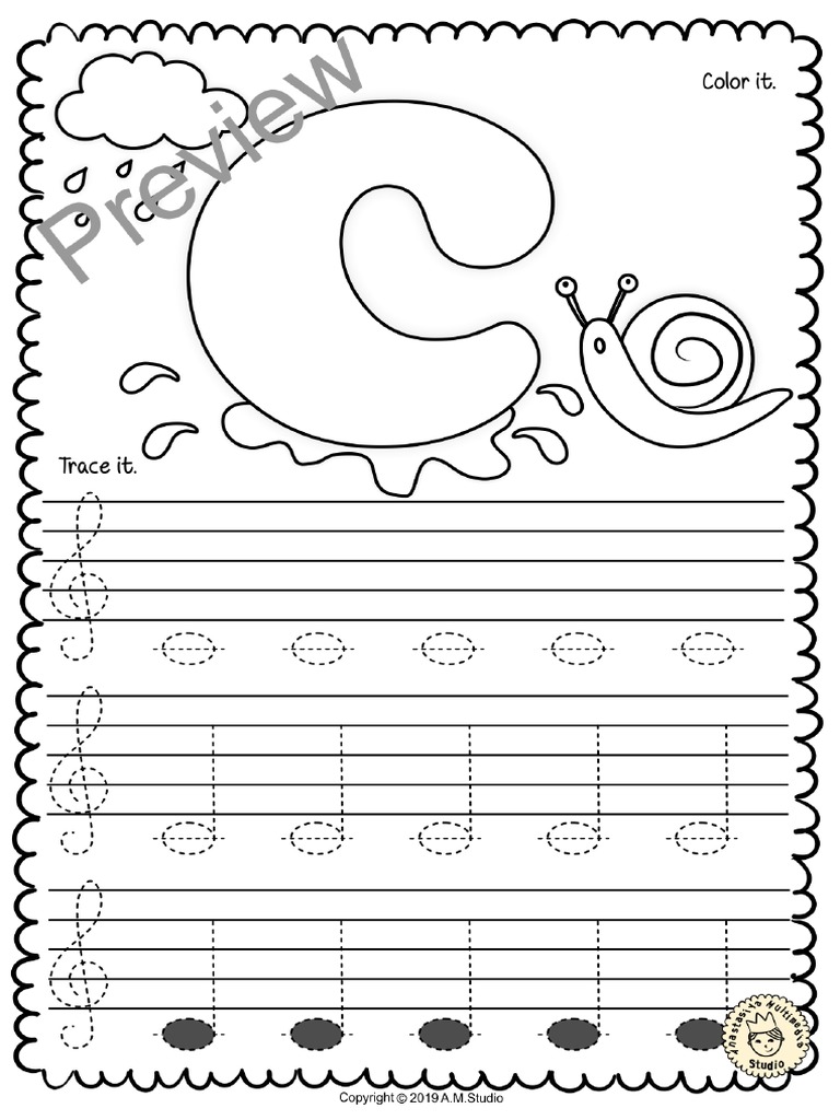 Treble Clef Middle C | PDF