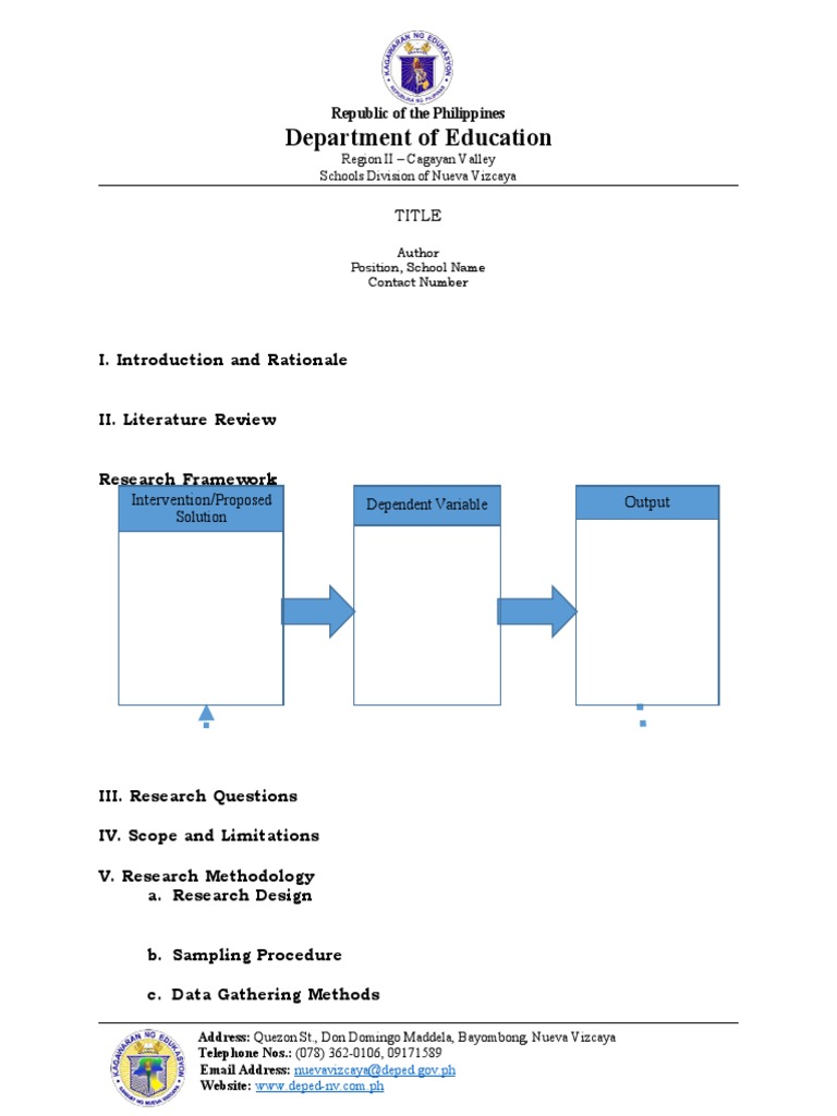 Basic Research Template Final2 | PDF | Qualitative Research | Understanding