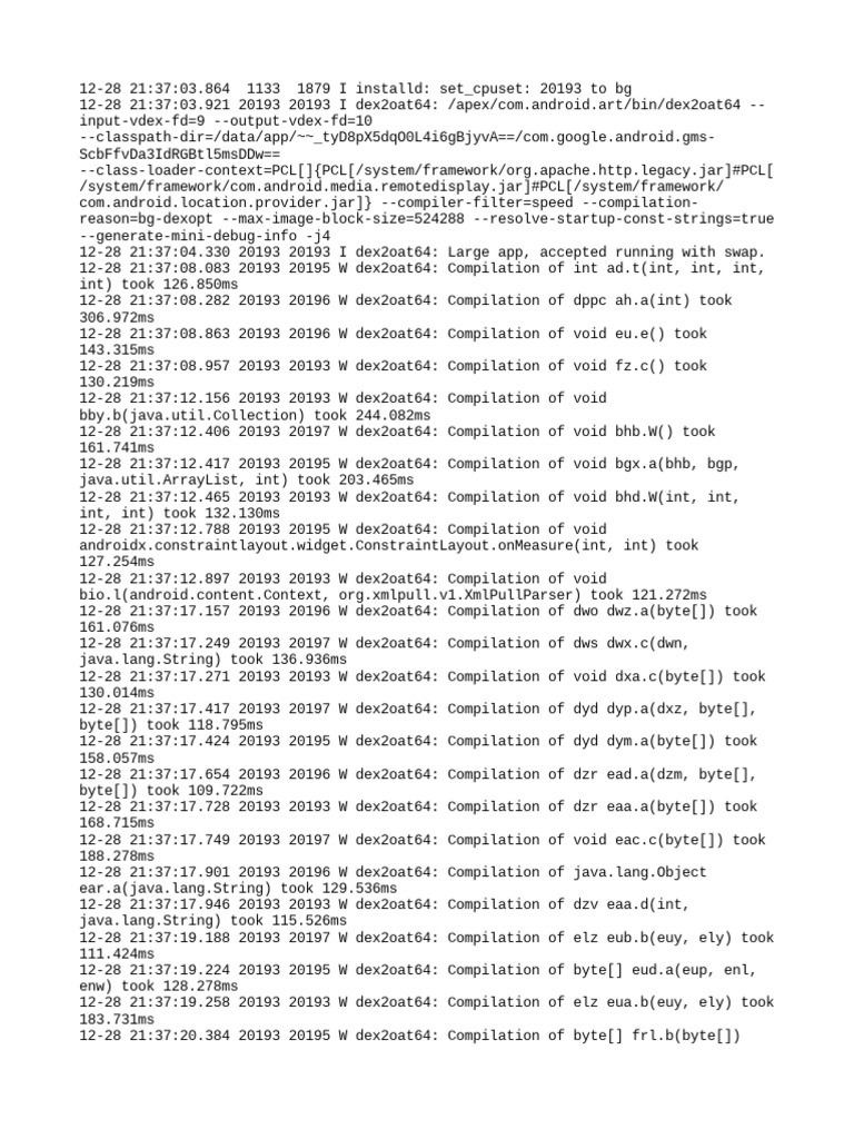 Log | Download Free PDF | Java (Programming Language) | Computer ...