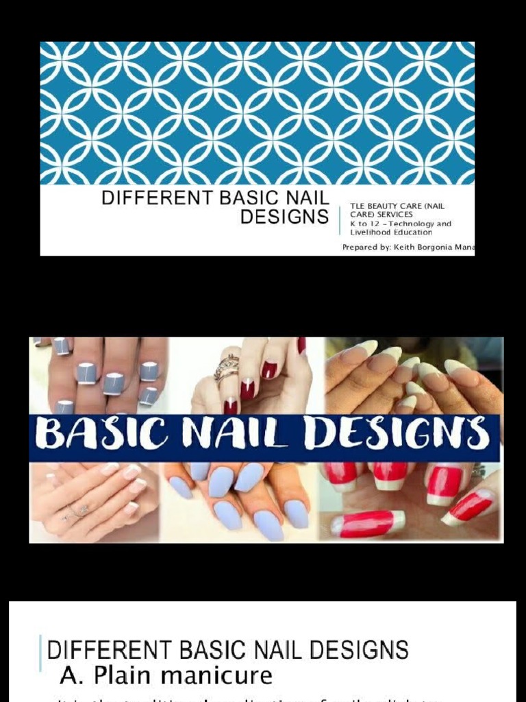 Basic Nail Designs | PDF
