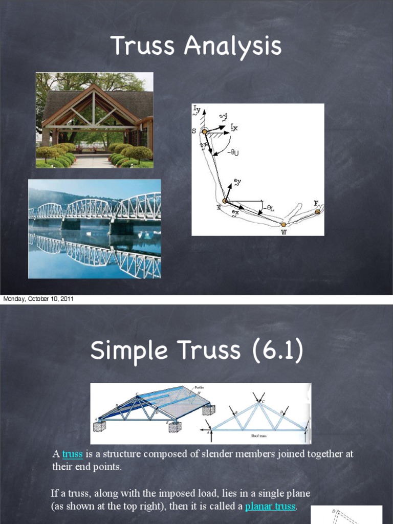 Truss Analysis | PDF | Truss | Civil Engineering