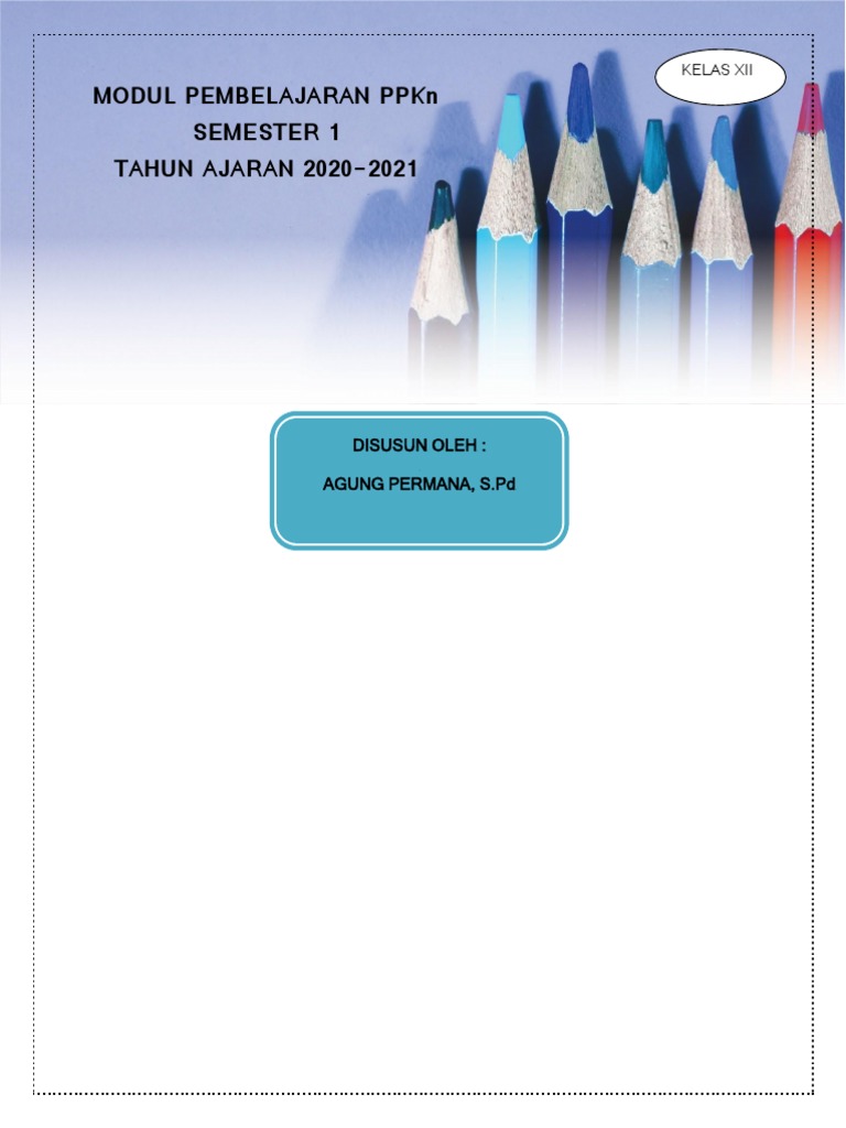 Modul PPKN Kelas XII | PDF