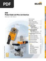 Belimo PICCV Valve Technical Databook | PDF | Valve | Alternating Current