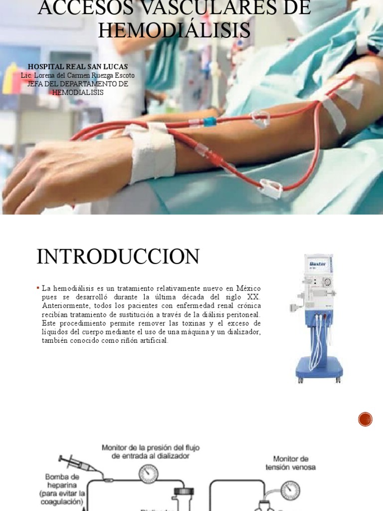 Accesos Vasculares de Hemodialisis | PDF | Hemodiálisis | Riñón