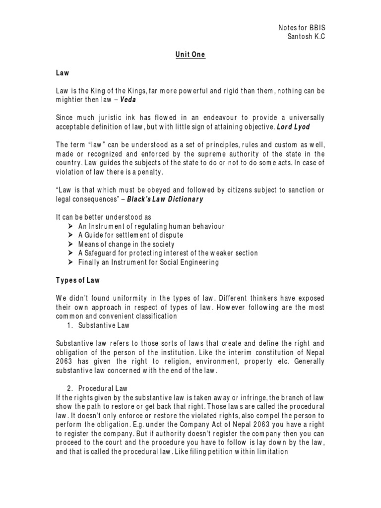 Unit 1 Introduction To Business Law | PDF | Sources Of Law | Judiciaries