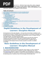 Learners' Discipline Manual - DepEd Davao Del Sur (FINAL) | PDF ...