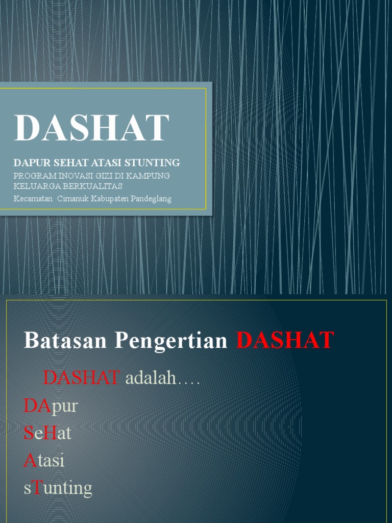Program DASHAT: Cegah Stunting di Pandeglang | PDF