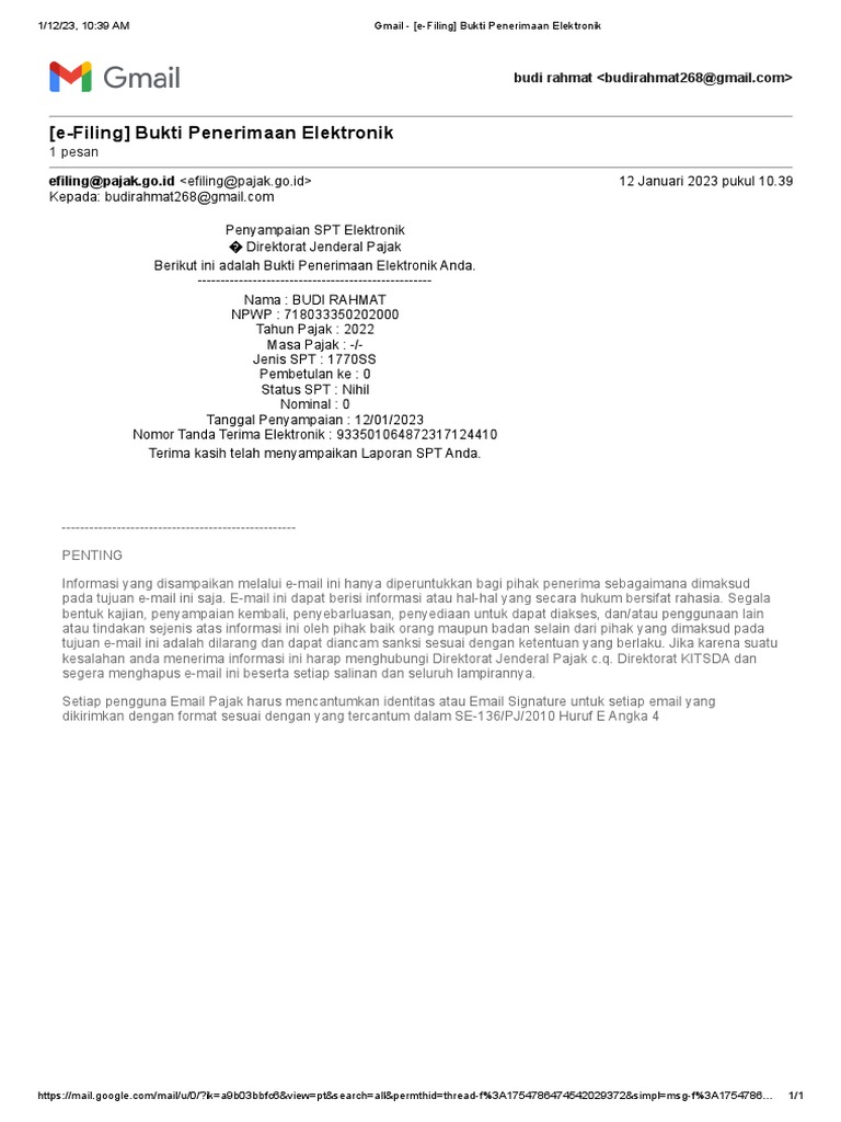 Pajak Pak Budi | PDF