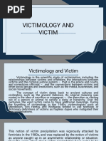 Theories of Victimology | PDF | Crimes | Crime & Violence