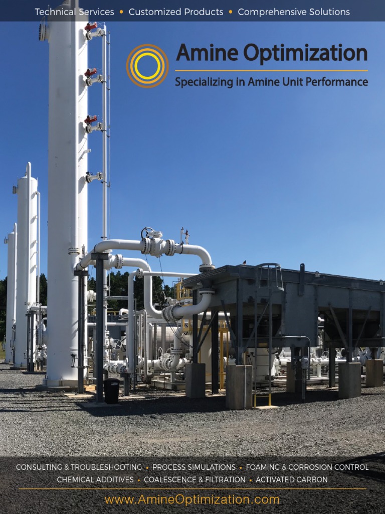 Amine Optimization Brochure | Download Free PDF | Filtration | Foam