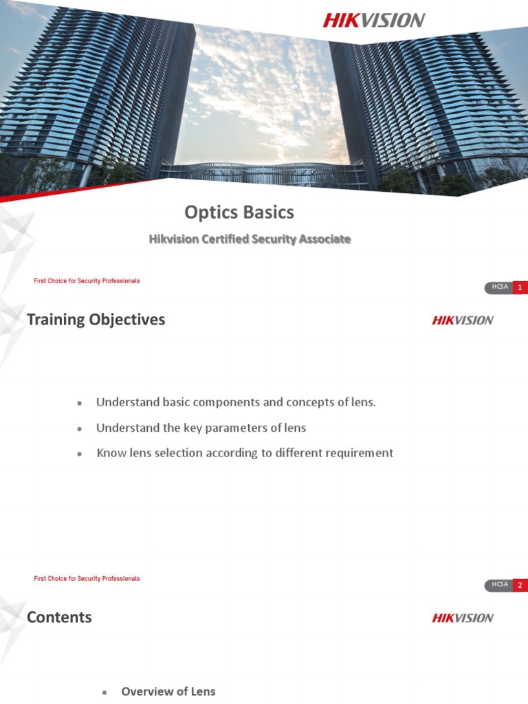 OT02 Optics Basics | PDF | Camera Lens | Field Of View