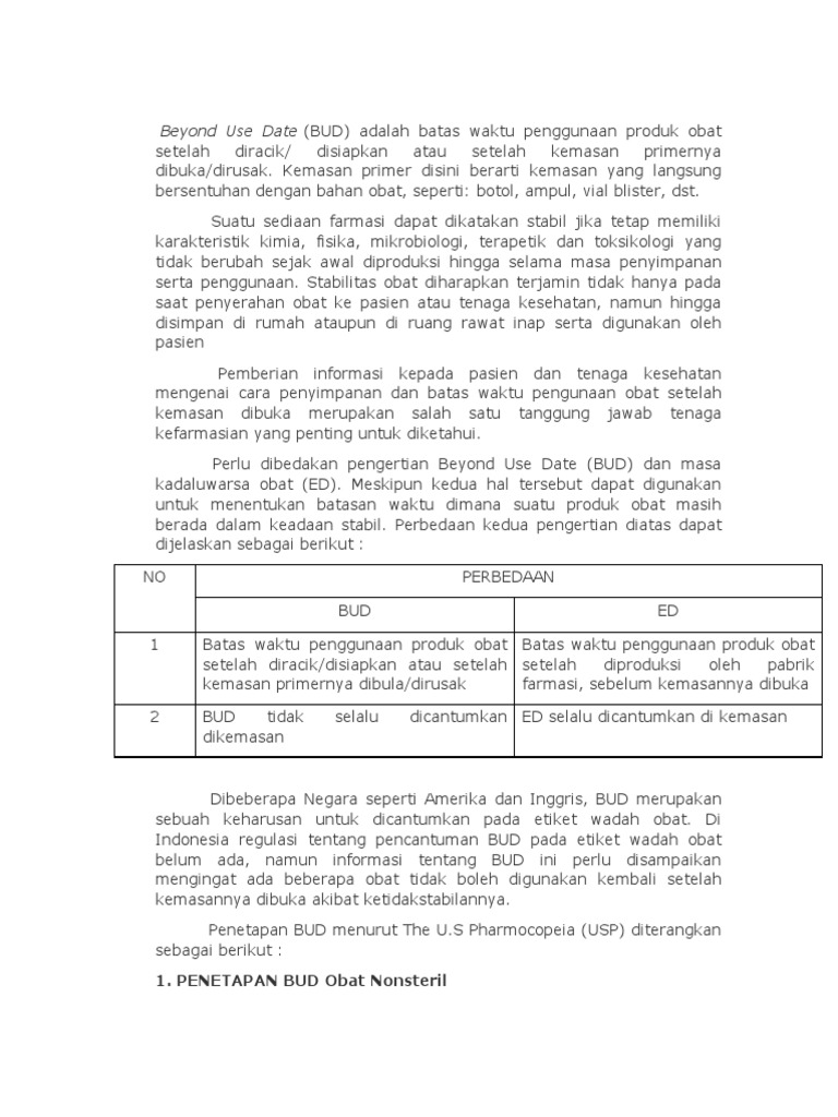 Beyond Use Date | PDF