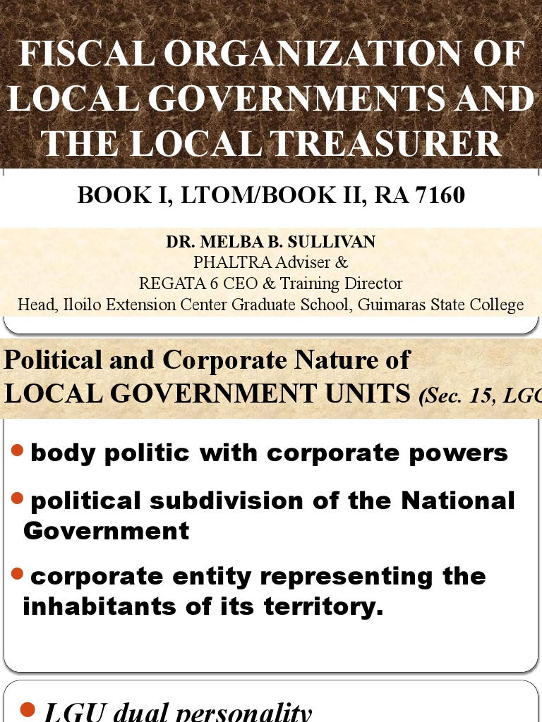 Local Government Units Creation Guide | PDF | Governance | Government