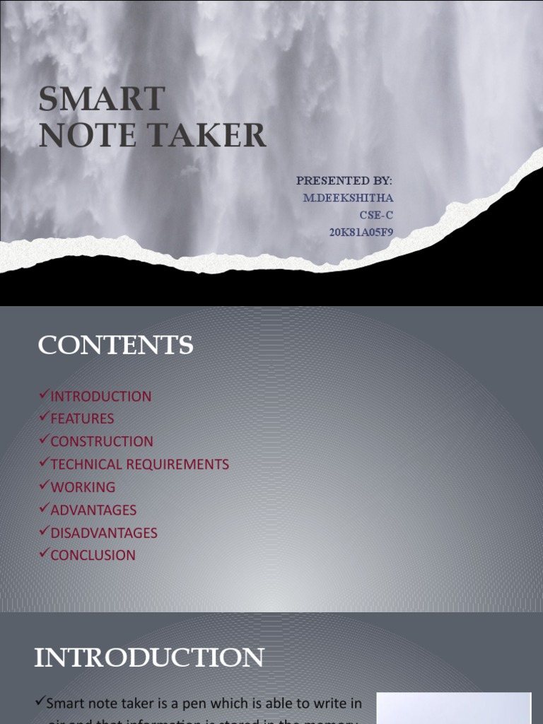 Smart Note Taker | PDF | Java (Programming Language) | Information