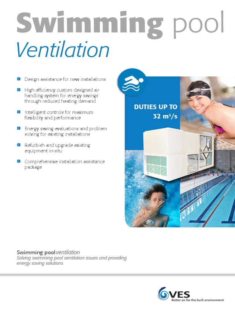 Ves Swimming Pool Ventilation | PDF | Heat Exchanger | Ventilation ...