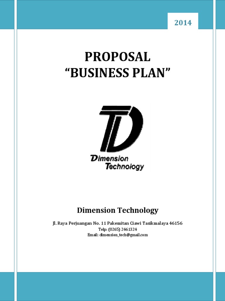 Contoh Proposal Bisnis 12060011 Deni Kur | PDF